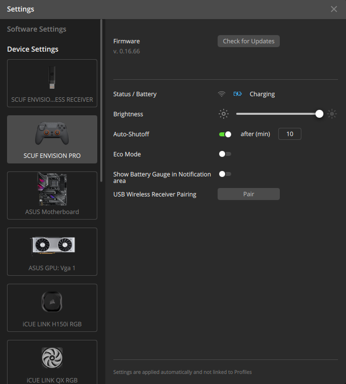 Envision Controller - iCUE Overview – Scuf Gaming Support